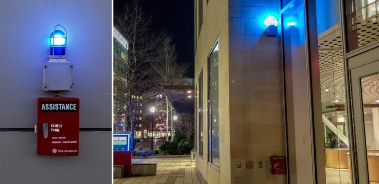 Blue Light Phones - Northeastern University's Police Department